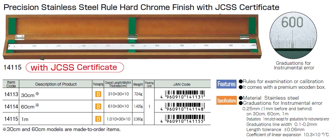 Ichiban Precision Sdn Bhd - Shinwa - Shinwa Stainless Steel Ruler, Precision Stainless Steel ...